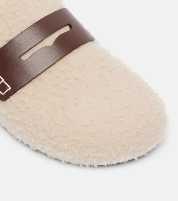 JW Anderson Felt Mules - Beige
