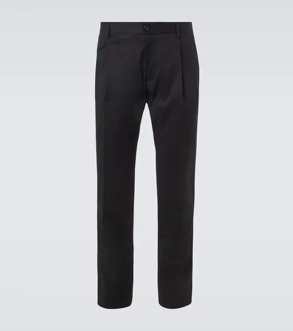 Dolce & Gabbana Cotton Straight Pants