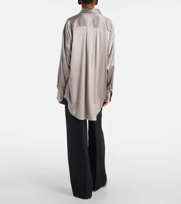 TOM FORD Silk-blend Satin Shirt