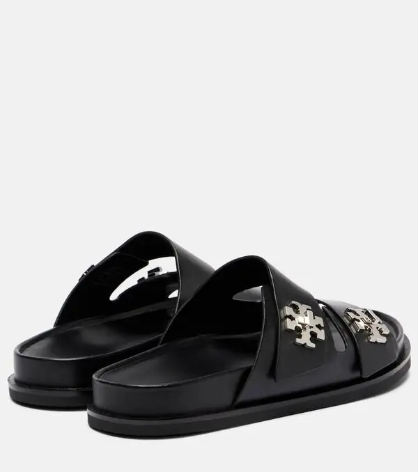 Tory Burch Turnlock Leather Slides