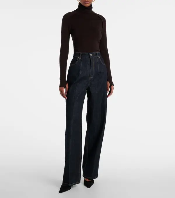 Victoria Beckham High-rise Straight Jeans