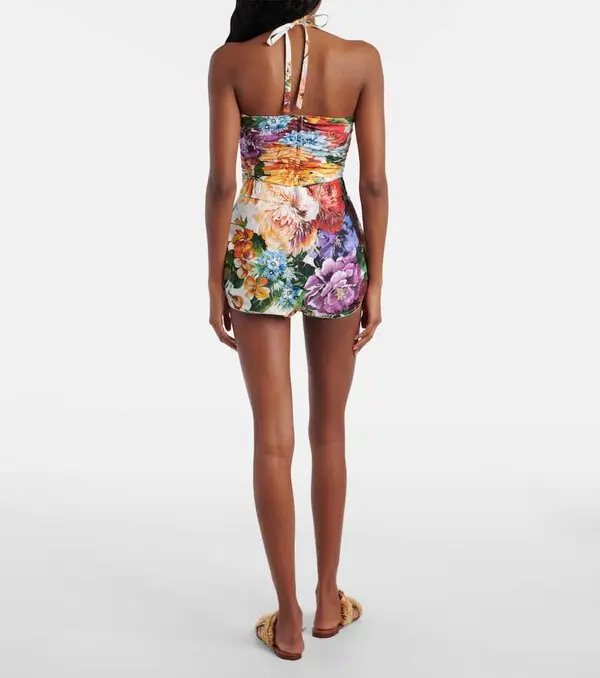 Dolce & Gabbana Floral Cotton Poplin Shorts - Multicoloured