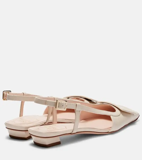 ROGER VIVIER Belle Vivier 25 Leather Ballet Flats