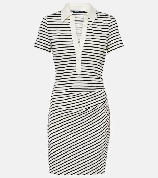 Veronica Beard Lanier Striped Mini Dress