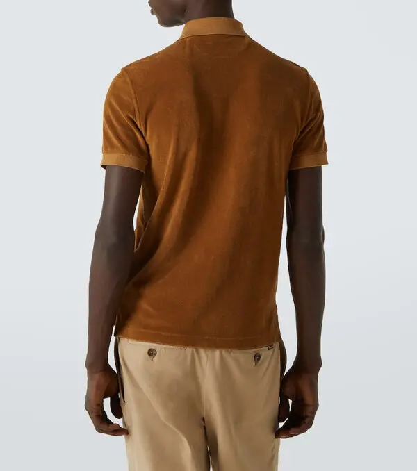 TOM FORD Cotton-blend Terry Polo Shirt