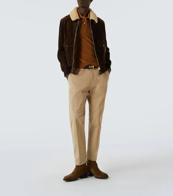 TOM FORD Cotton-blend Terry Polo Shirt