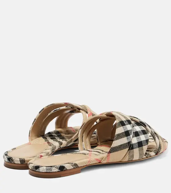 Burberry Sand Ip Check Slides