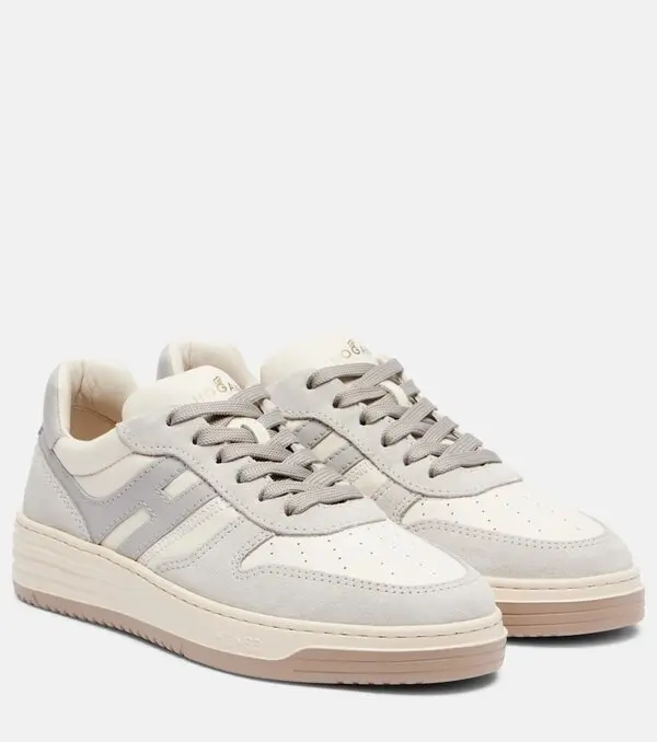 Hogan H630 Leather And Suede Sneakers