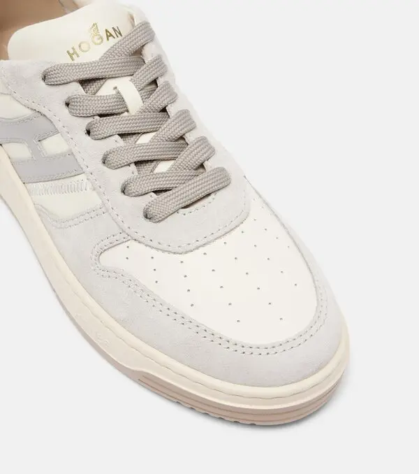 Hogan H630 Leather And Suede Sneakers