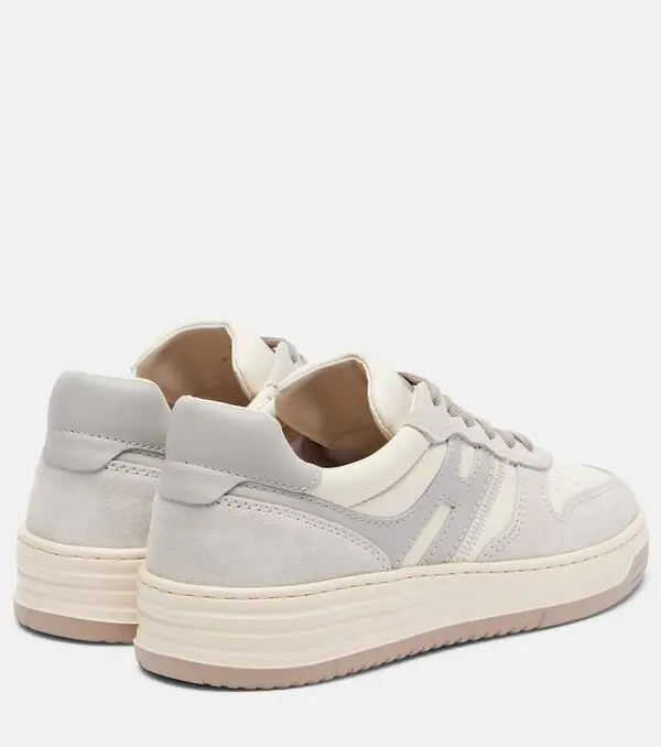 Hogan H630 Leather And Suede Sneakers