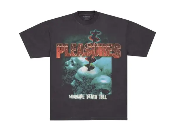 PLEASURES Migraine T-shirt - Edge Black