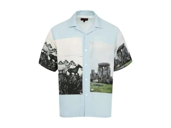 PLEASURES Stone Horse Button Down Shirt