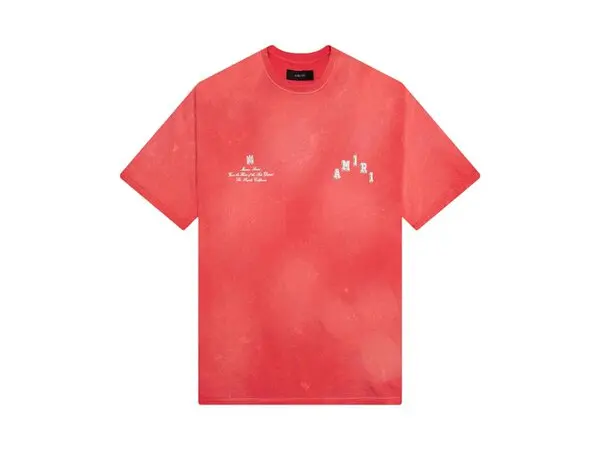 Amiri Vintage Collegiate T-shirt - Red