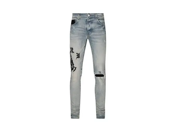 Amiri X Wes Lang Reaper Logo Jean