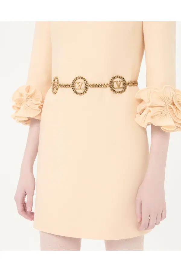 Valentino Garavani Vlogo Signature Chain Belt - Gold
