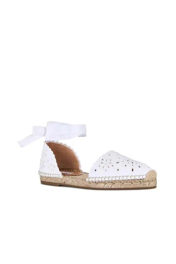 AQUAZZURA Broderie Espadrille Flat