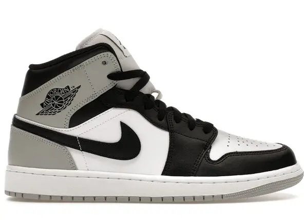 JORDAN 1 Mid Barons Sneakers - White/light Smoke Grey/black