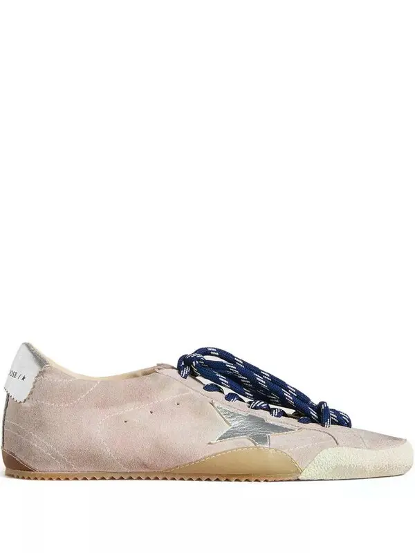 GOLDEN GOOSE Low-top Suede Sneakers With Metallic Star Detail