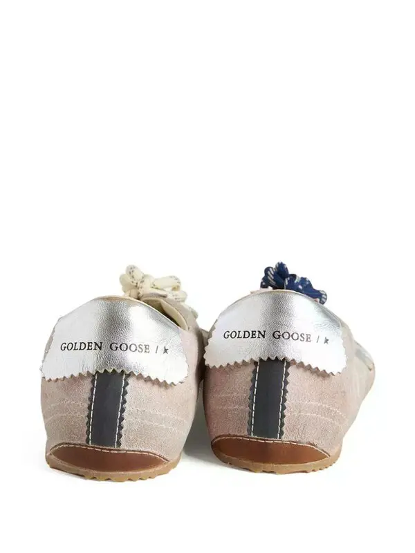 GOLDEN GOOSE Low-top Suede Sneakers With Metallic Star Detail