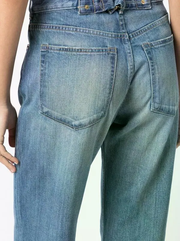 TU ES MON TRESOR The Tanzanite Straight-leg Jeans