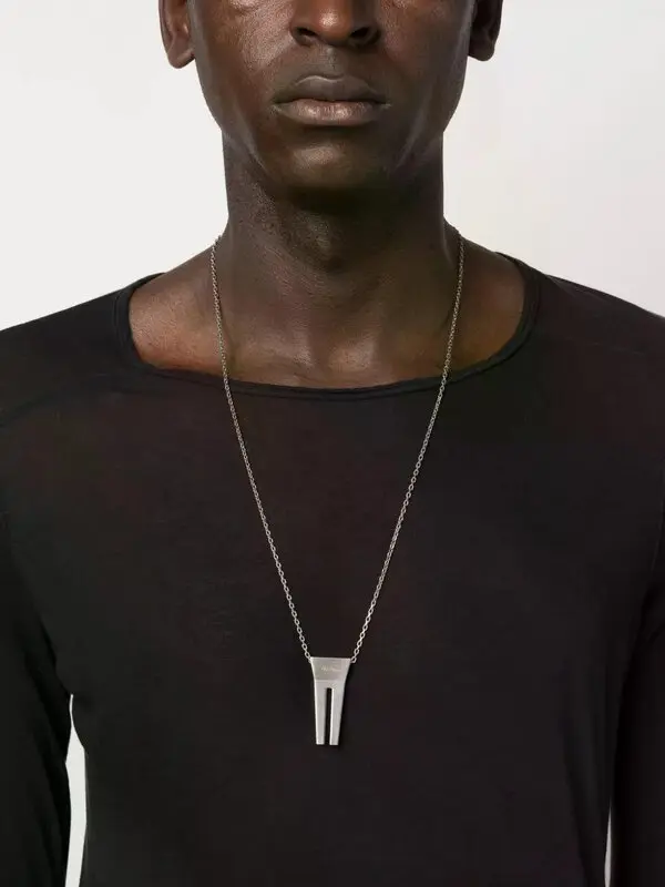 Rick Owens Open-trunk Pendant Necklace