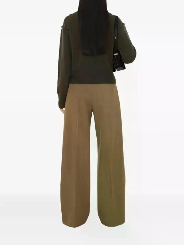Burberry Wool Tailored Trousers - Neutrals