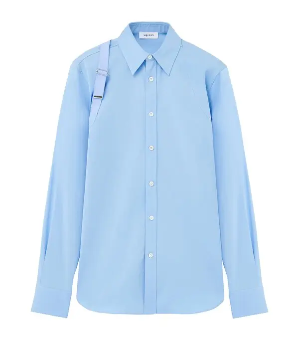Alexander McQueen Stretch-cotton Harness Shirt