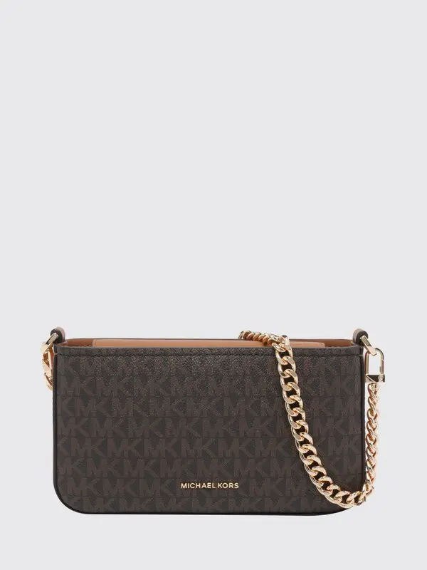 Michael Kors Monogram Chain Shoulder Bag
