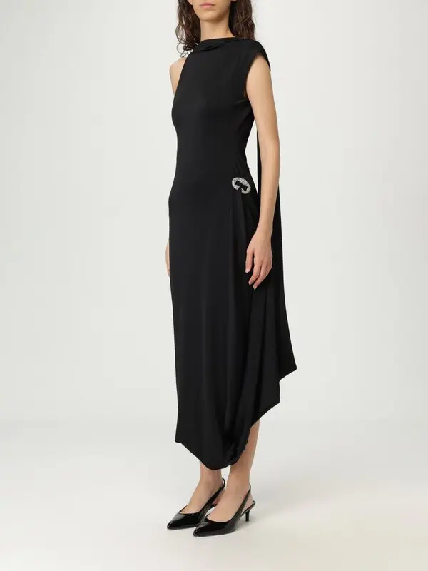 Victoria Beckham Asymmetrical Draped Dress