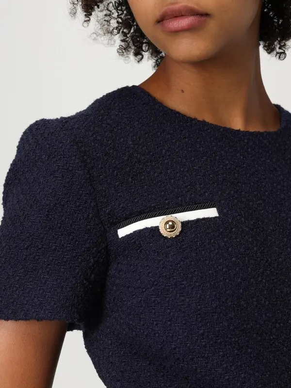 SELF-PORTRAIT Textured Mini Dress