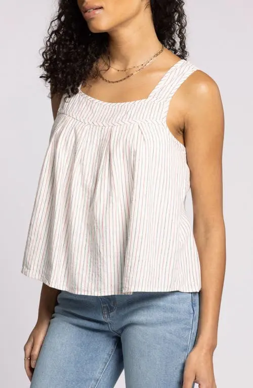 THREAD & SUPPLY Lydia Pleated Linen Blend Tank