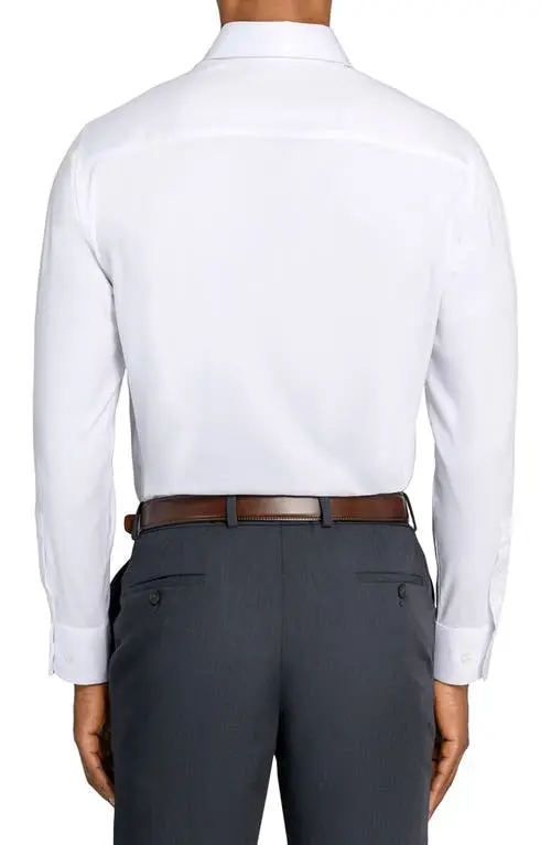 W.R.K Slim Fit Solid Reworked Dress Shirt
