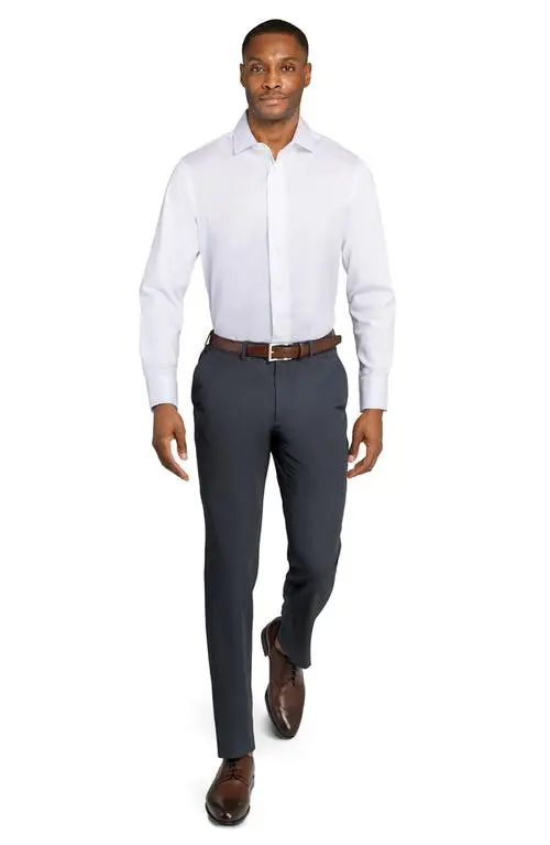 W.R.K Slim Fit Solid Reworked Dress Shirt