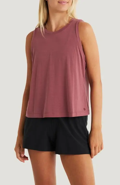 FREE FLY Elevate Lightweight Tank - Plum