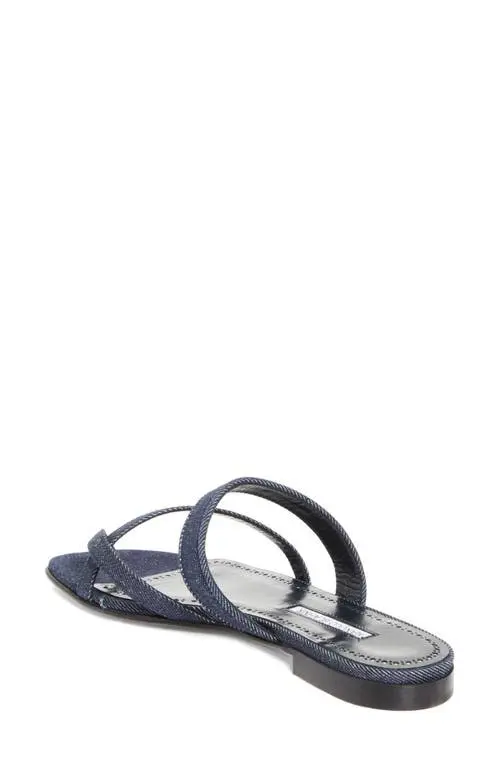 Manolo Blahnik Susaperf Crossover Sandal