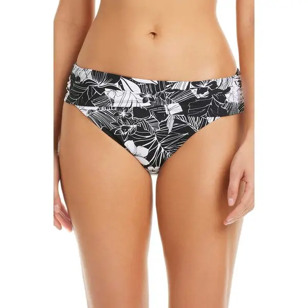 BLEU BY ROD BEATTIE Sarong Hipster Bikini Bottom - Black