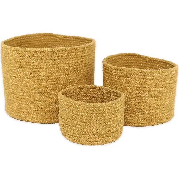 NATTIOT Set Of 3 Baskets Ilse - Honey