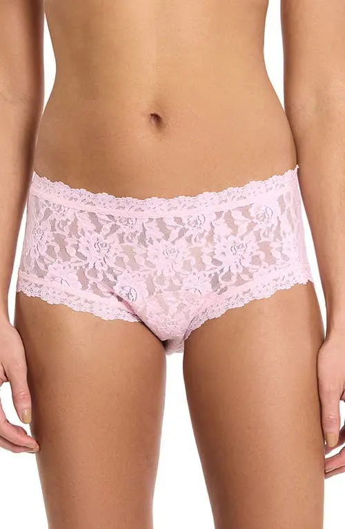Hanky Panky X Saalt Signature Laceâ® Leakproof Boyshorts - Bliss Pink