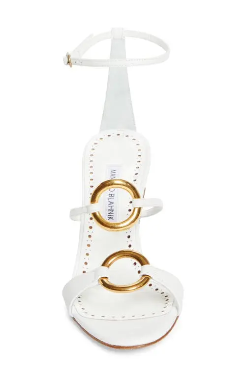 Manolo Blahnik Hisfahan Ankle Strap Sandal