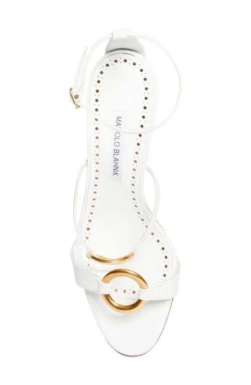 Manolo Blahnik Hisfahan Ankle Strap Sandal