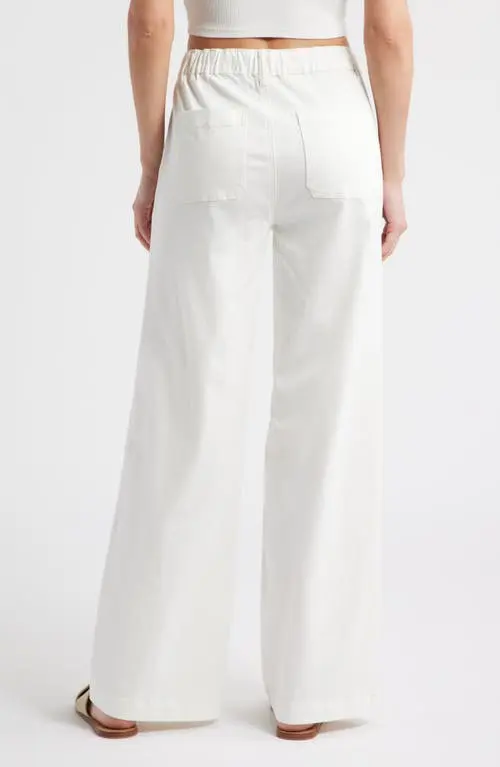 1822 Denim High Waist Wide Leg Drawstring Jeans