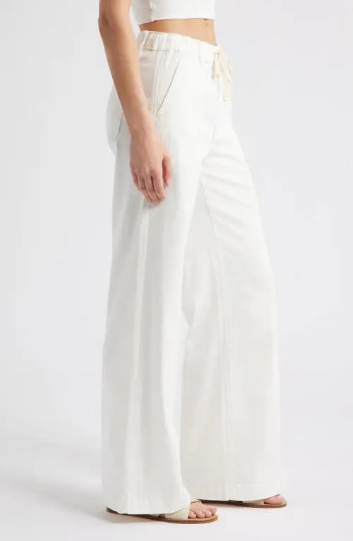 1822 Denim High Waist Wide Leg Drawstring Jeans