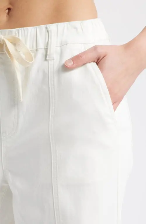 1822 Denim High Waist Wide Leg Drawstring Jeans
