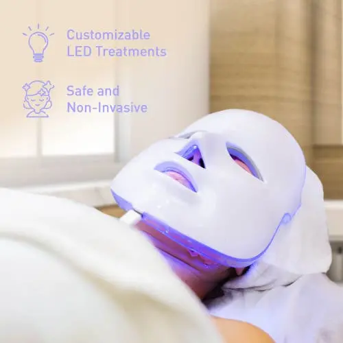 PURSONIC Led Skincare Bundle7-in-1 Led Light Therapy Face Mask + Vitamin C Serum
