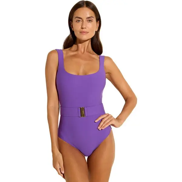 STYLEST Swim Belt - Purple/gold