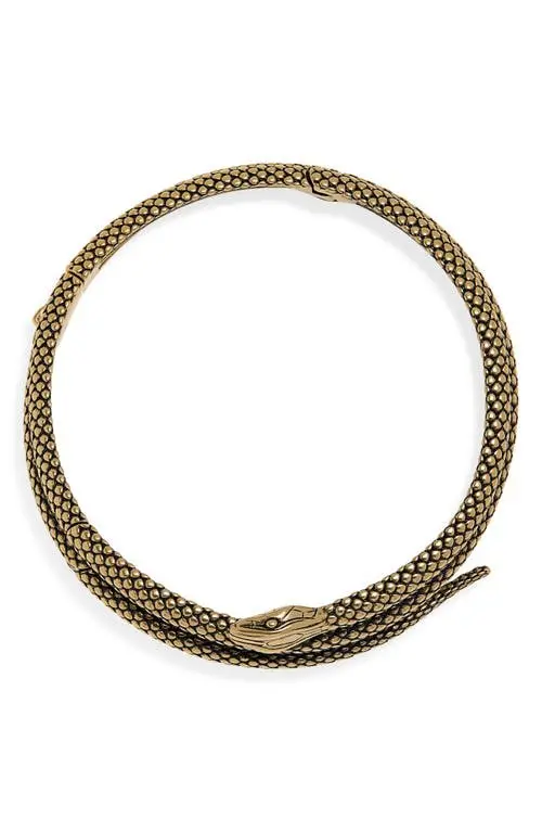 Chloé Snake Choker - Vintage Gold