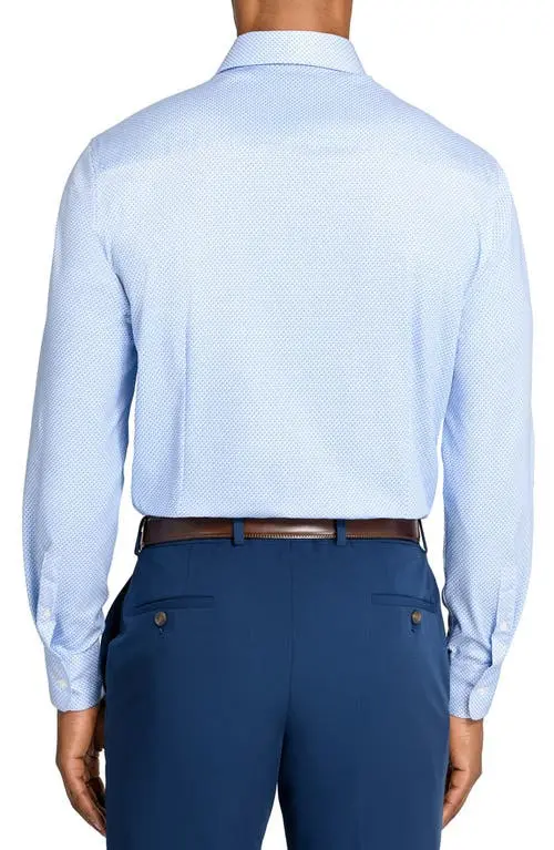 W.R.K Slim Fit Crisscross Reworked Dress Shirt - Light Blue