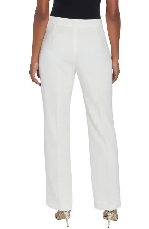 KASPER Straight Leg Pants - Vanilla Ice