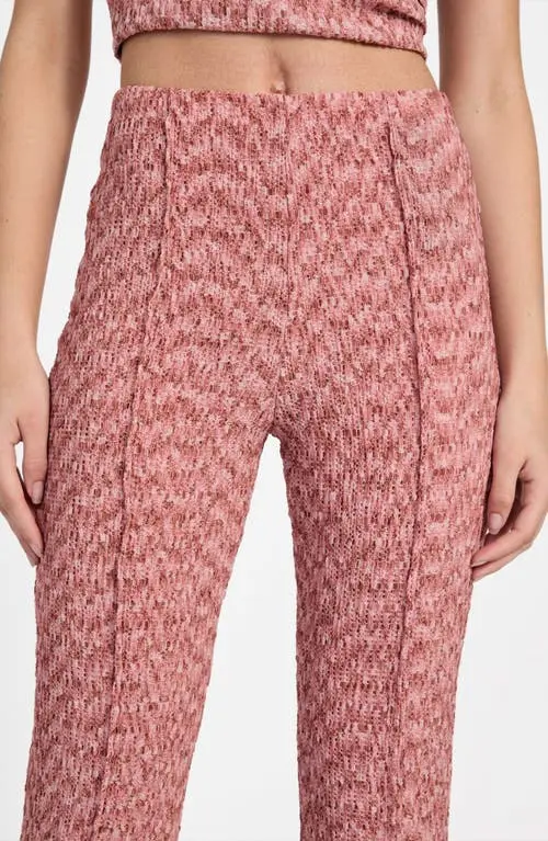 Guess Naleny Seamed Open Stitch Pants - Revival Rose Multi