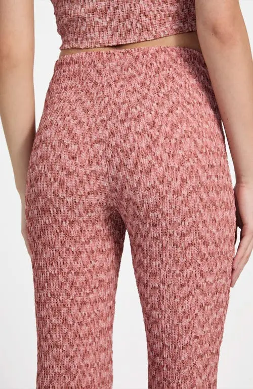 Guess Naleny Seamed Open Stitch Pants - Revival Rose Multi